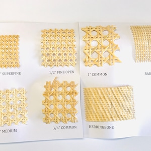 Cane Webbing Sample Pack - Etsy