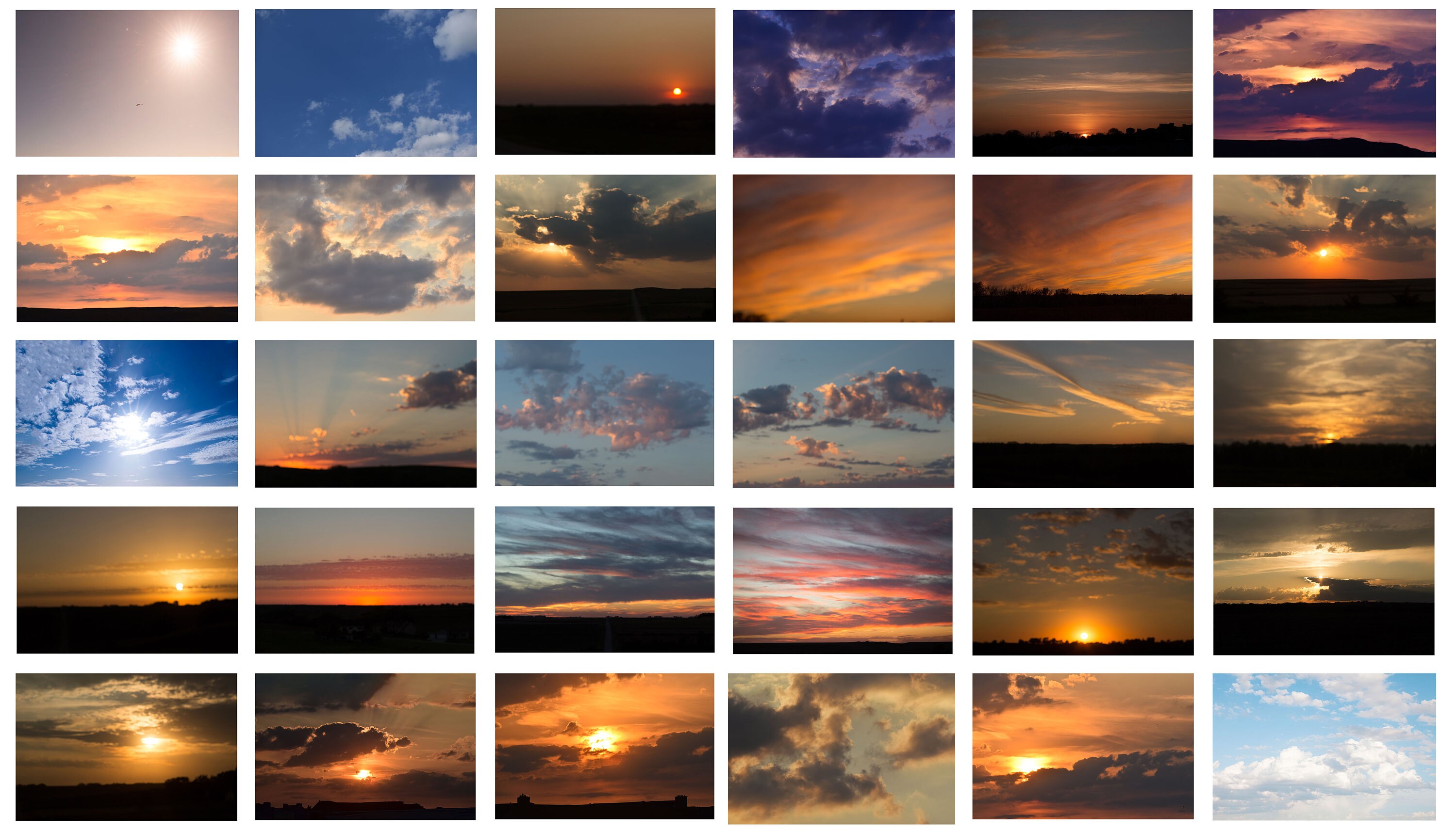 50 Sky Photo Overlays paquete para photoshop puesta de sol - Etsy España