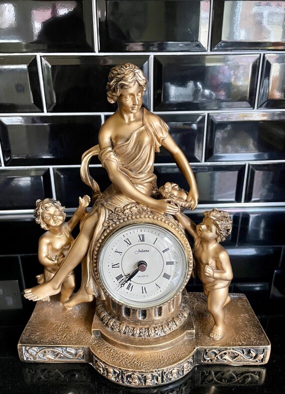 Art Nouveau Juliana Quartz Mantel Clock. Working Order. - Etsy