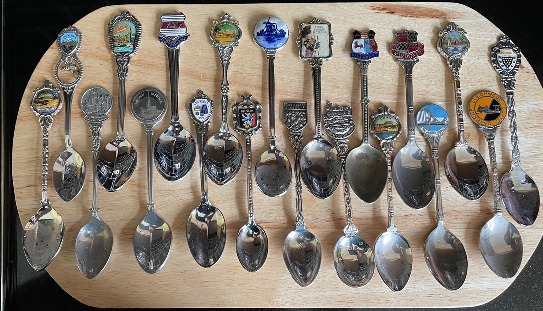 Collectable Teaspoons (x20) Set 3 - Etsy UK
