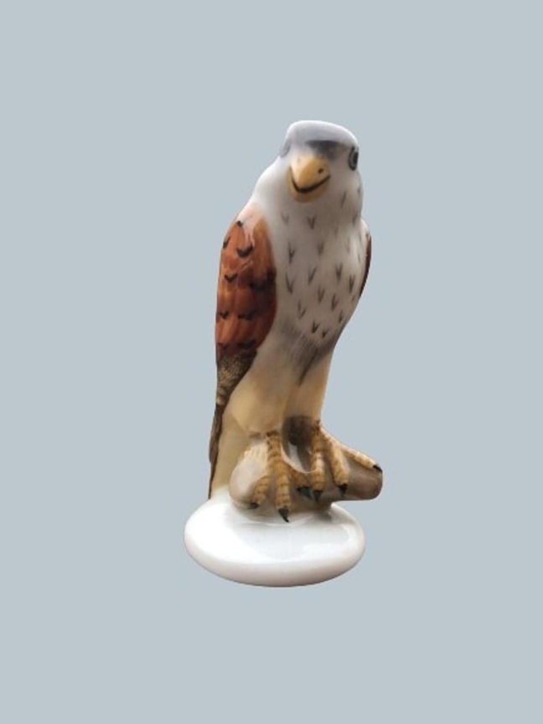 Vintage Herend Porcelain Falcon Figurine: Hungarian Bird Decor - Etsy