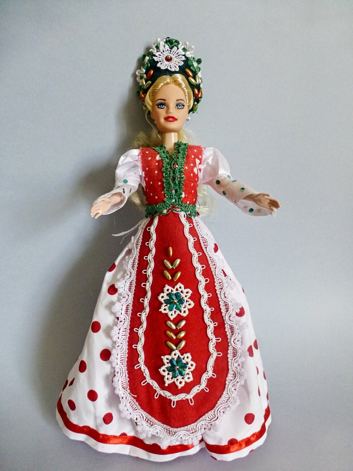 Barbie doll in Hungarian traditional cloth dancer costume | Etsy