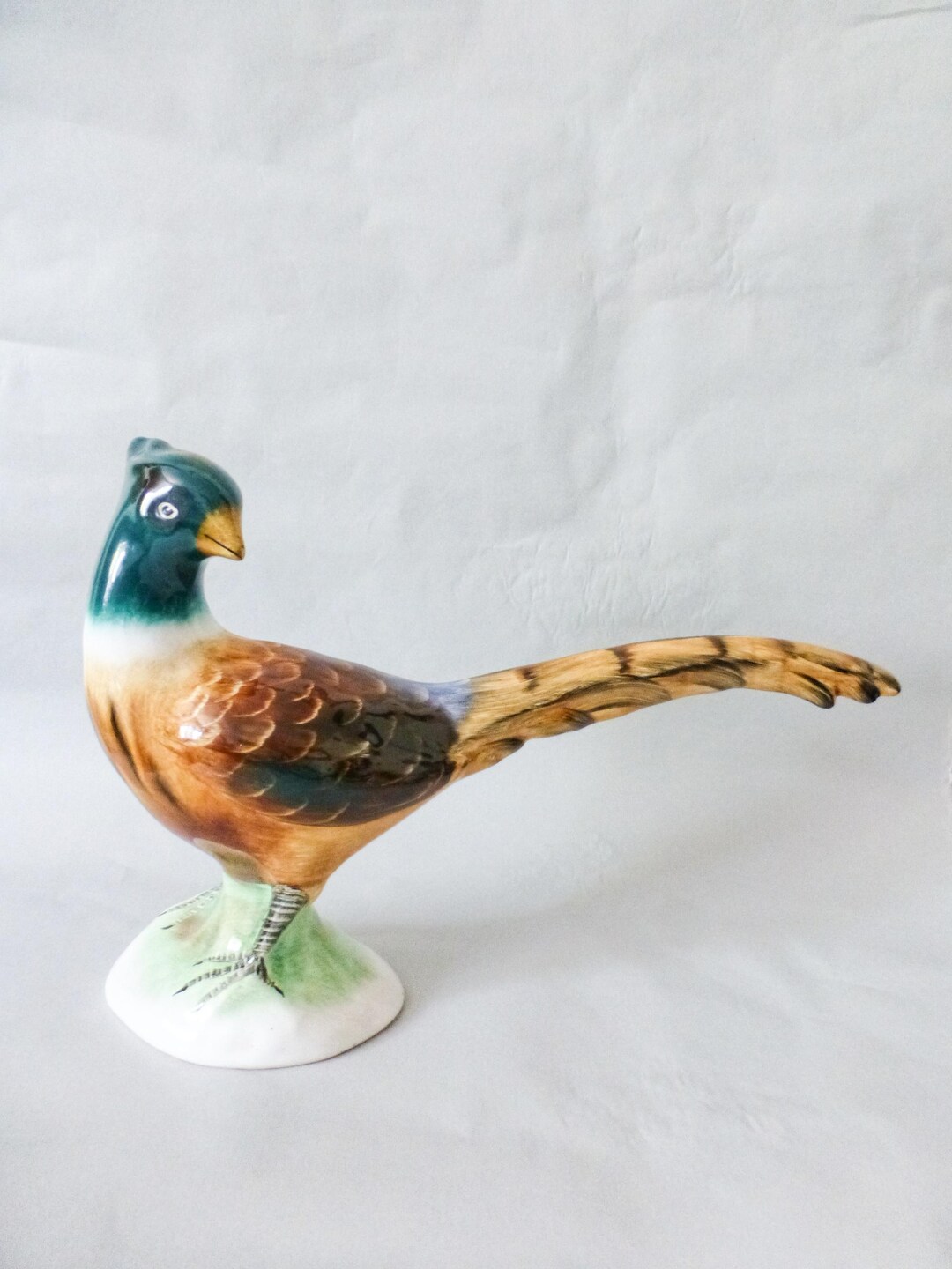 Vintage Pheasant Figure,hungarian Porcelain Bird Figurine,large ...