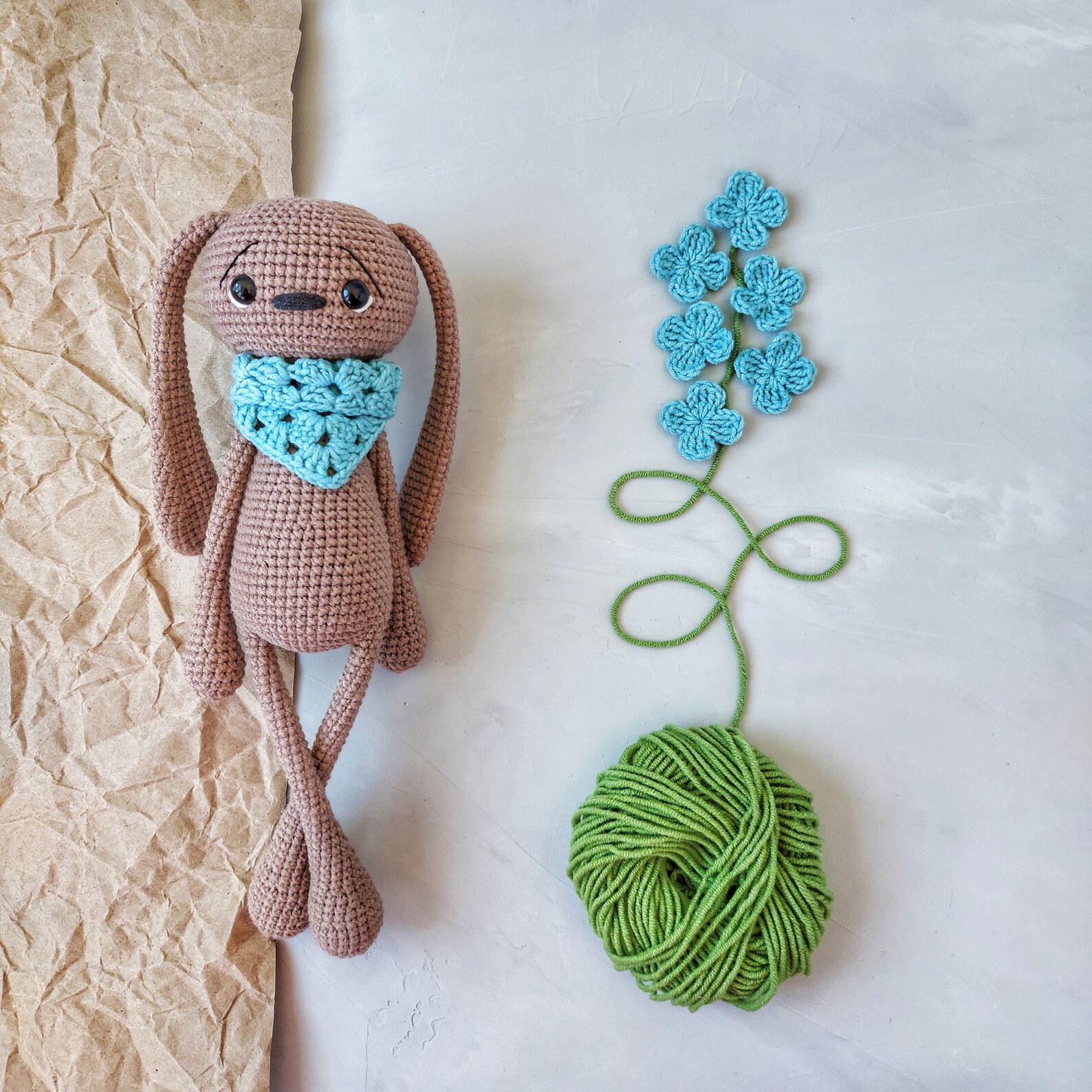 Crochet Bunny Pattern Amigurumi Rag Doll Animals - Etsy