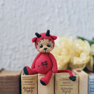 Teddy Bear Devil Crochet Pattern Amigurumi - Halloween - Lucifer the Fallen Angel - Crochet ...
