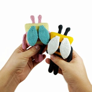 Bee Crochet Pattern Chubee Amigurumi Fantasy Animal Pattern Handmade ...