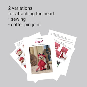 Teddy Bear Devil Crochet Pattern Amigurumi - Halloween - Lucifer the ...