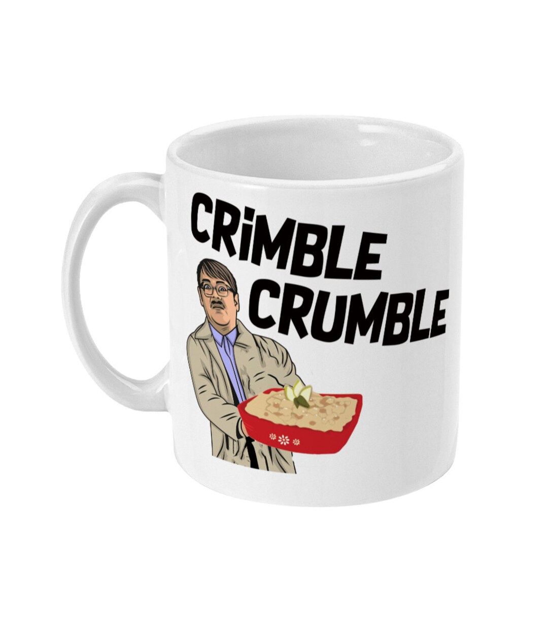 Crimble Crumble Viernes por la noche cena 11oz taza Shalom Wilson Jim ...