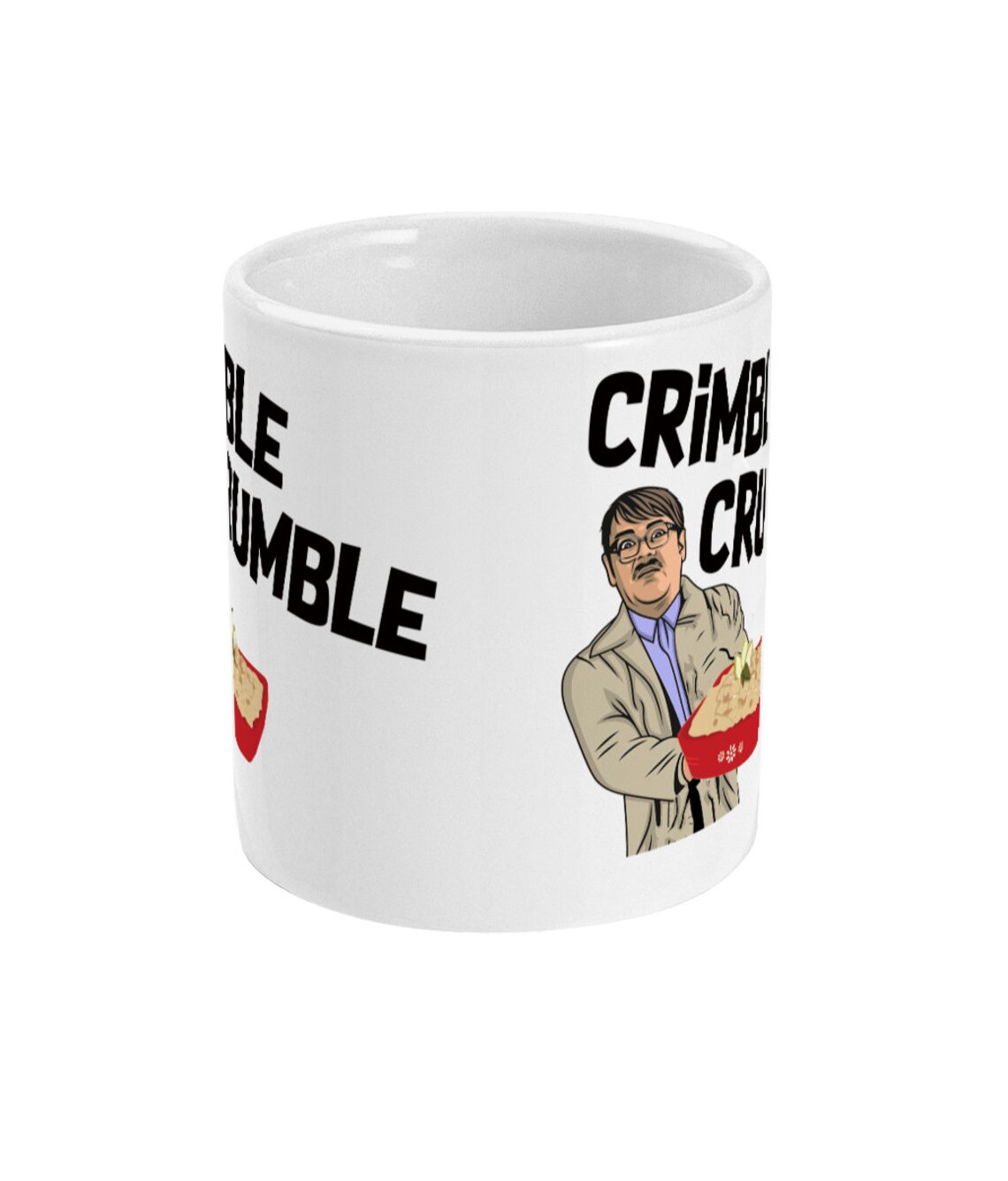 Crimble Crumble Viernes por la noche cena 11oz taza Shalom Wilson Jim ...