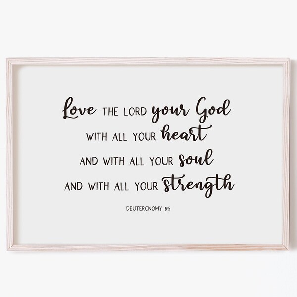 Deuteronomy 6 - Etsy