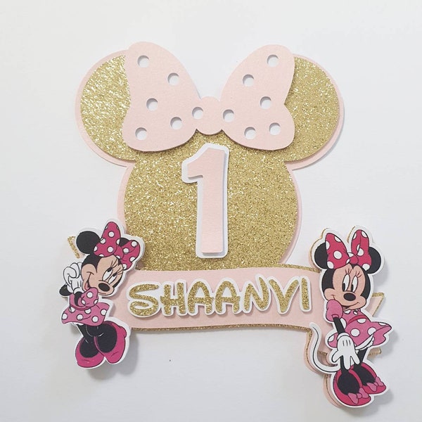 Minnie Mouse Svg Cake Topper - Etsy