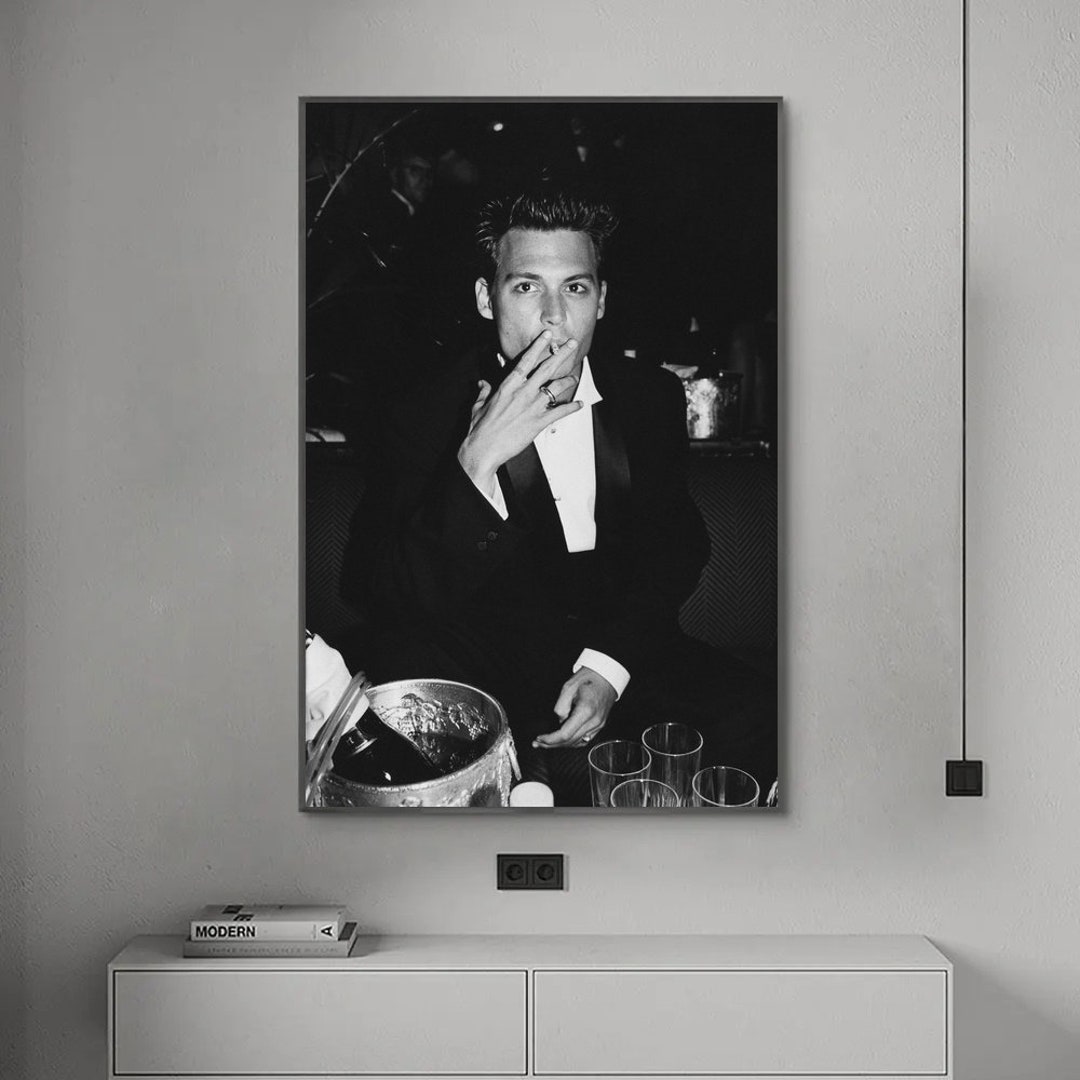 Johnny Depp Poster, Music Poster, Canvas Poster, Wall Art, Home Decor ...