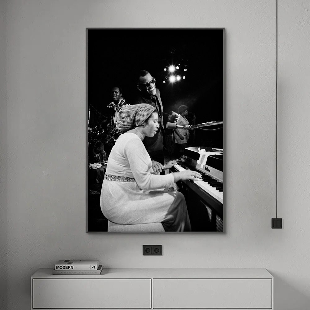 Aretha Franklin Poster, Music Poster, Canvas Poster, Wall Art, Home ...