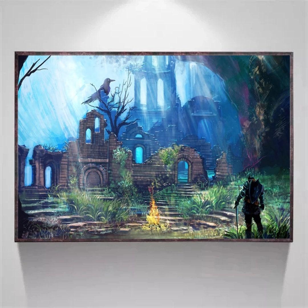 Dark Souls Poster, Game Poster, Canvas Poster, Wall Art, Home Decor, No ...