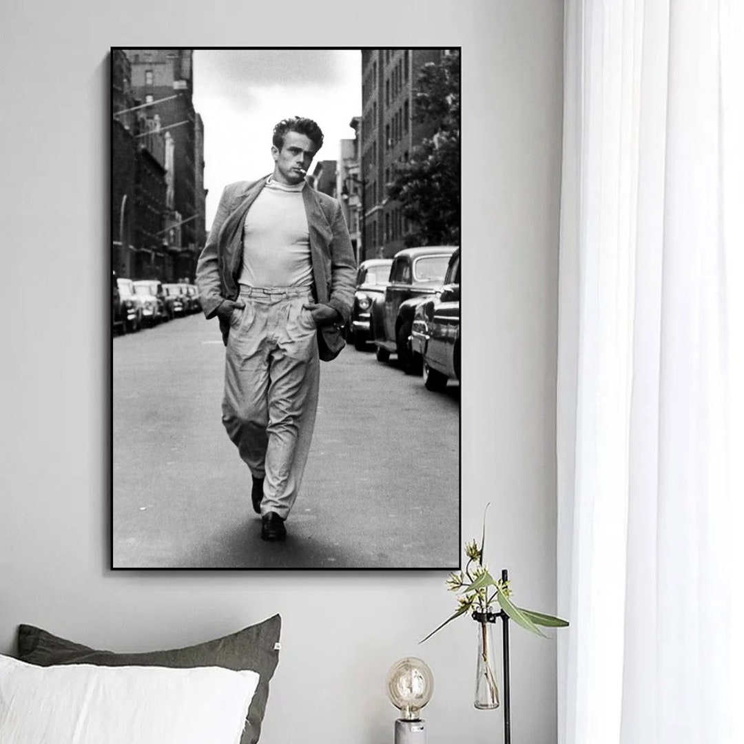 James Dean Poster, Canvas Poster, Wall Art, Home Decor, No Frame - Etsy