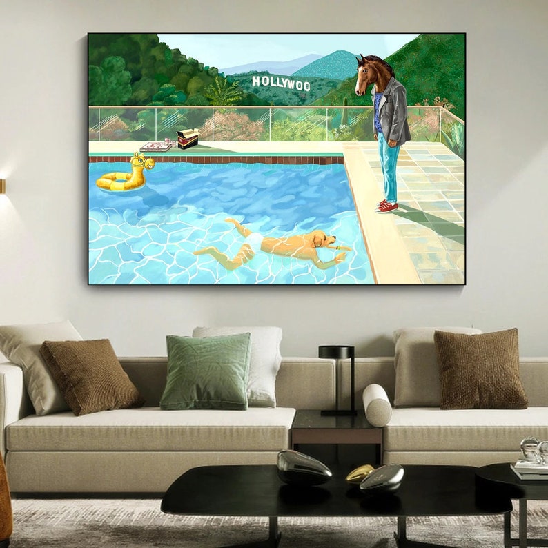 Bojack Horseman Movie Poster, Canvas Poster, Wall Art, Home Decor, No Frame - Etsy