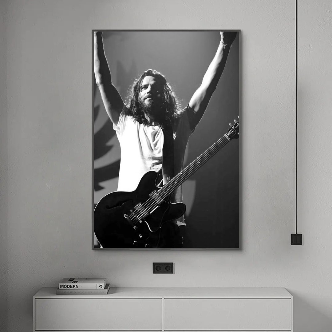 Chris Cornell Poster, Music Poster, Canvas Poster, Wall Art, Home Decor ...
