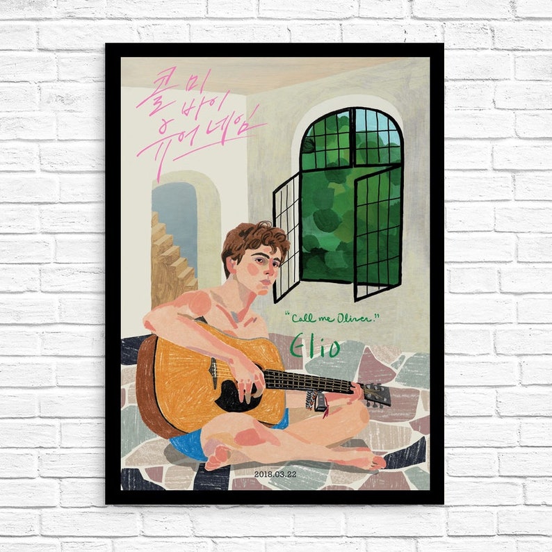 Call Me by Your Name Movie Poster Wall Art Canvas Painting - Etsy