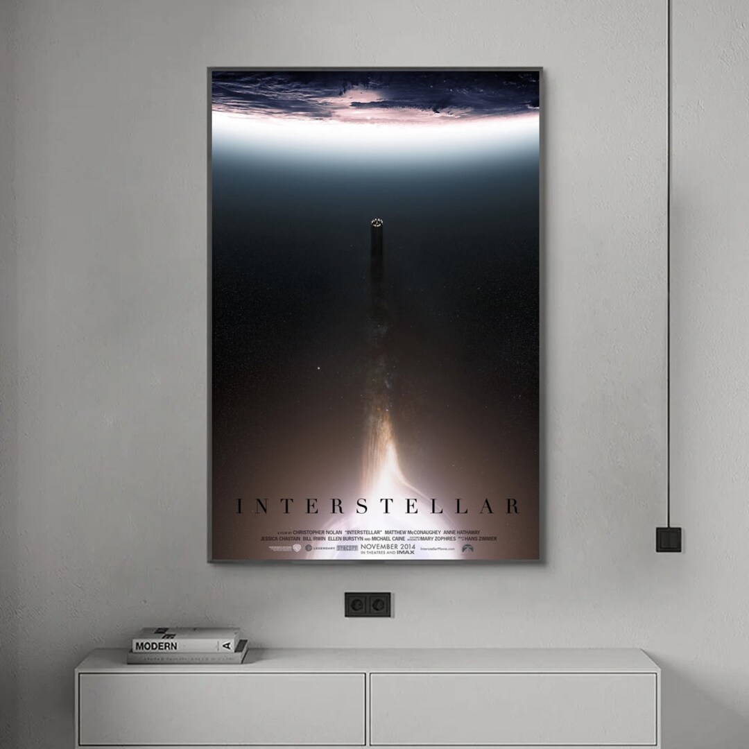 Interstellar Poster, Movie Poster, Canvas Poster, Wall Art, Home Decor ...