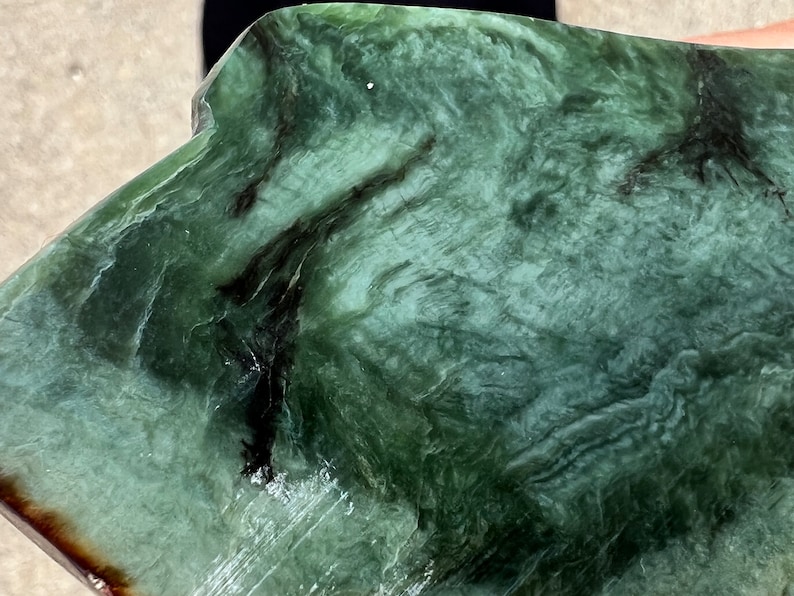 Vulcan Nephrite Jade Rough Material for Cabbing or Suiseki - Etsy