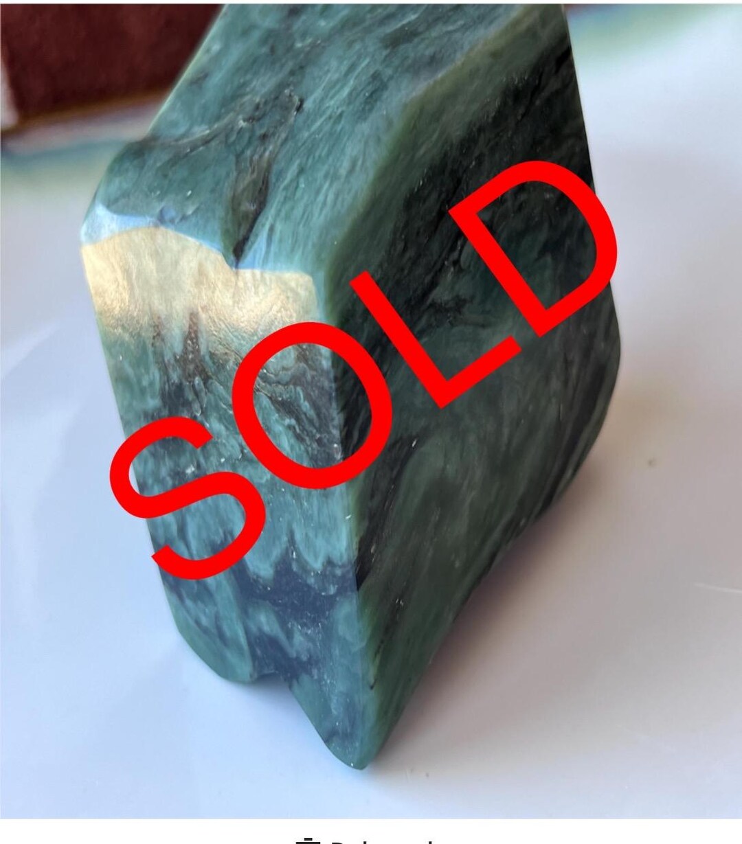 Ocean Blue Nephrite Jade Specimen: Twisted Vein California Jade - Etsy