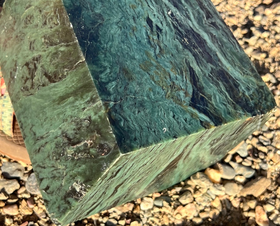 Jade Nephrite Jade Slab for Lapidary California Nephrite Jade Lapidary ...