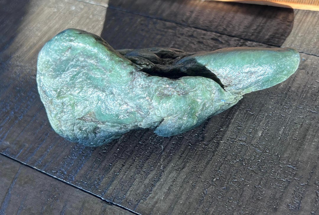 Nephrite Jade Cobble: Natural Carving Stone, Northern California Jade ...
