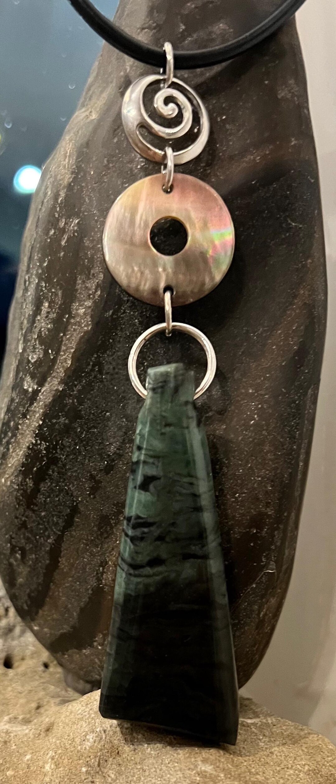 California Nephrite Jade Pendant - Etsy