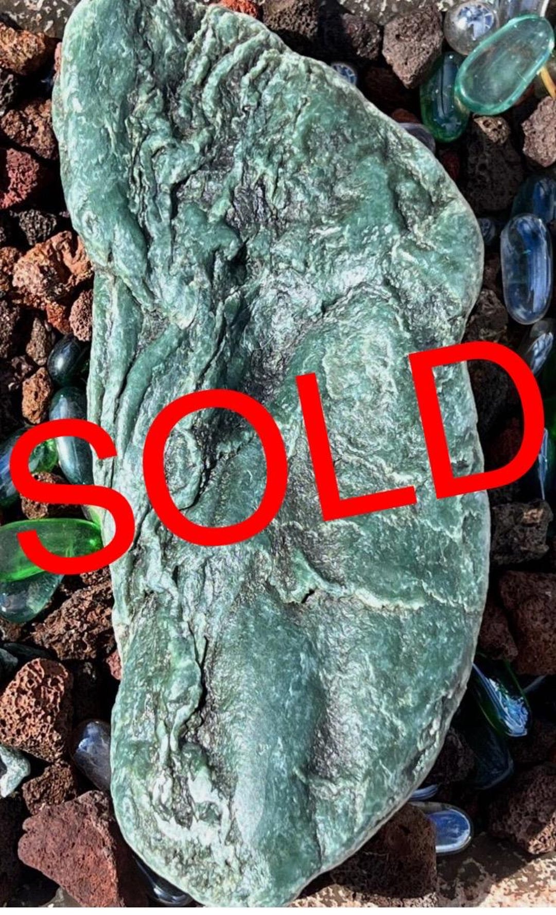 Sold***sold***nephrite Jade Specimen Stone California Nephrite Cobble ...