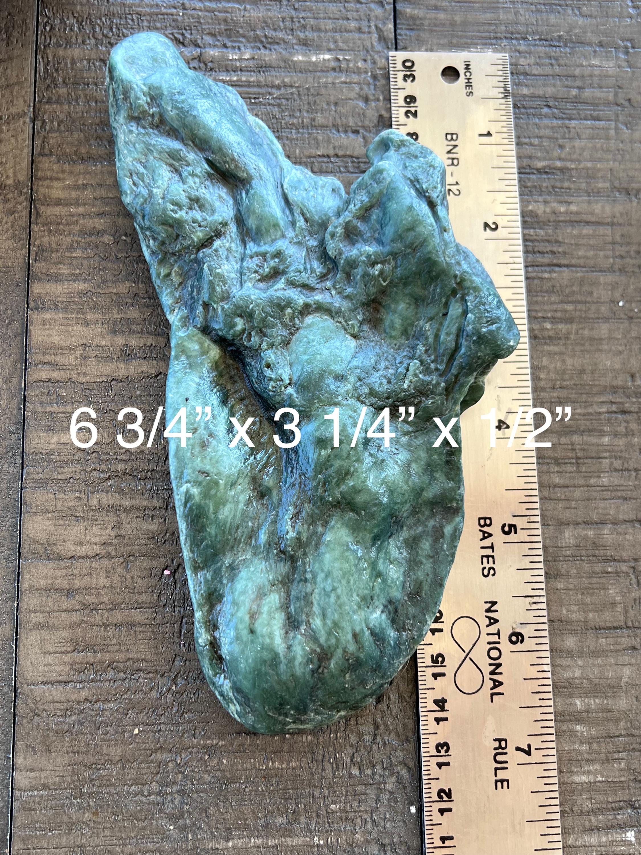 Nephrite Jade Stone Cobble for Collection Viewing of Real California ...