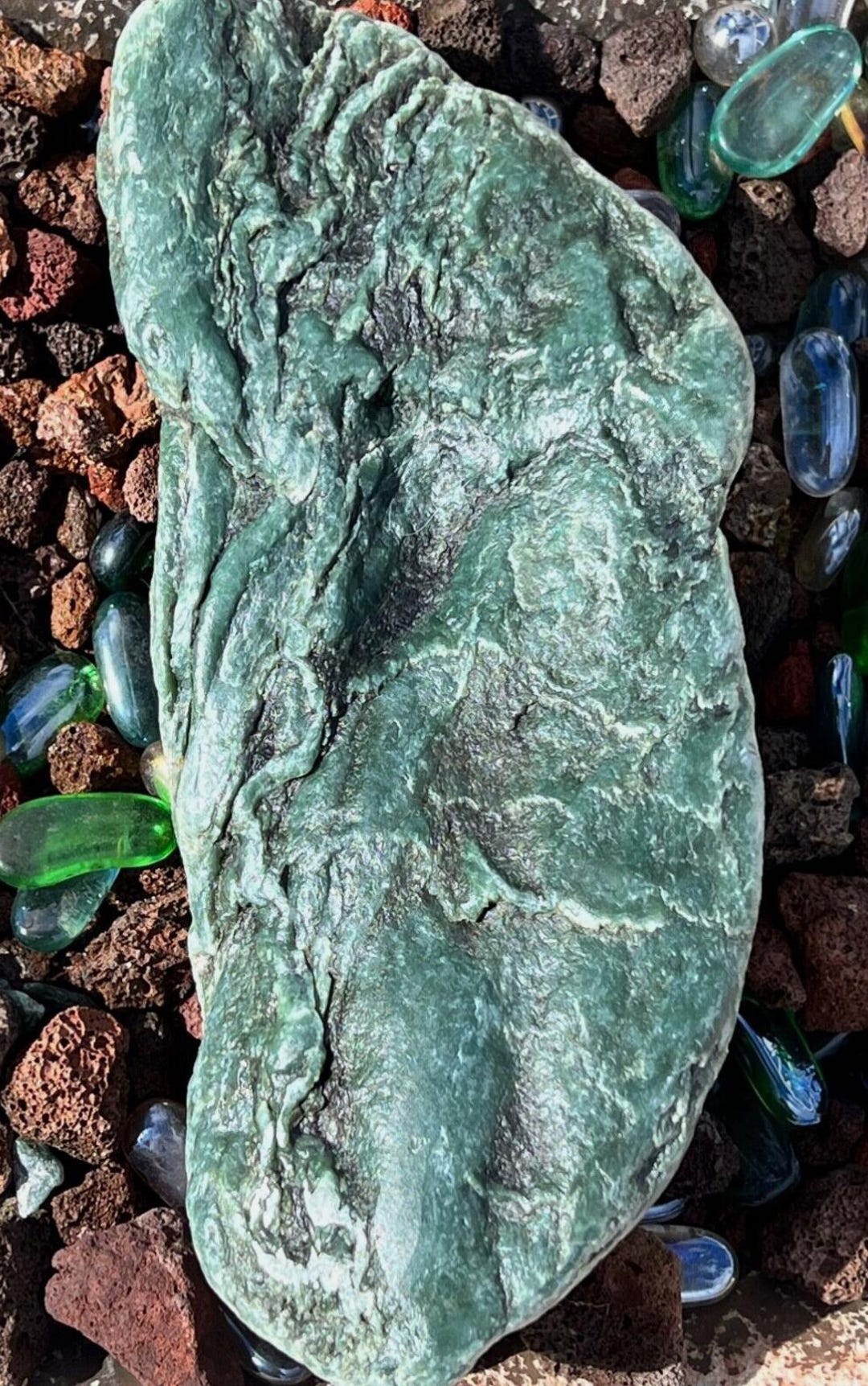 Nephrite Jade Specimen Stone California Nephrite Cobble Natural Jade ...