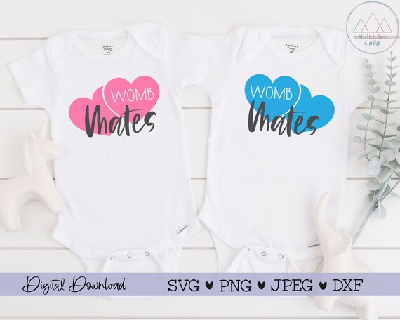 Twins Womb Mates SVG Cut File Cricut Silhouette Svg Png - Etsy Finland