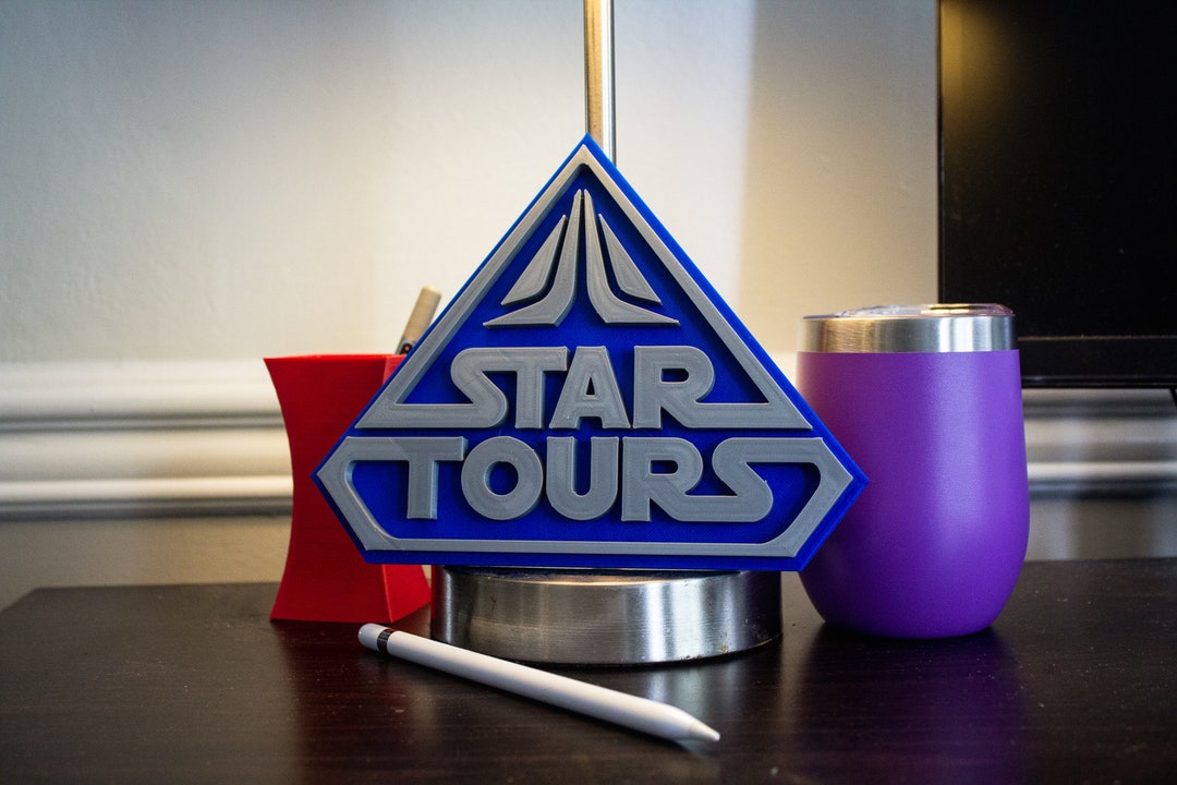 Star Tours 3D Printed Sign - Etsy