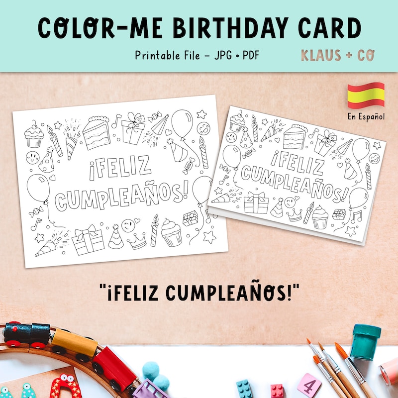 Spanish Birthday Cards - Etsy