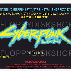 Custom Cyberpunk 2077 Style Floppy Disk - Etsy UK