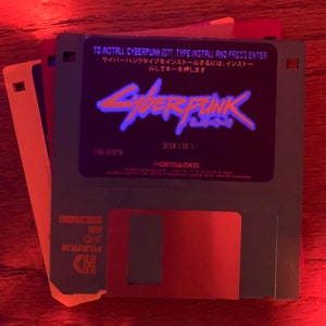 Custom Cyberpunk 2077 Style Floppy Disk - Etsy UK