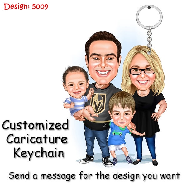 Cartoon Keychain - Etsy