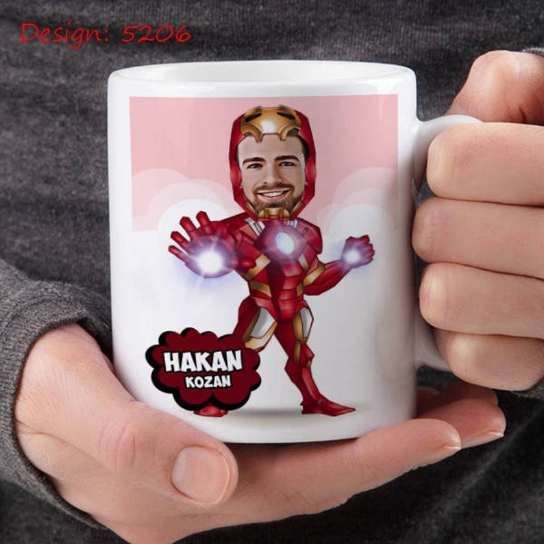 Custom Cartoon Drawıng Coffee Mug Hand-made Mug - Etsy