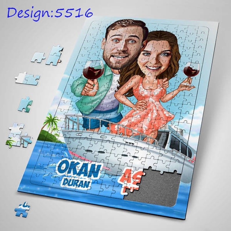 Customizable Puzzle Gift Cartoon Puzzle Custom Puzzle - Etsy