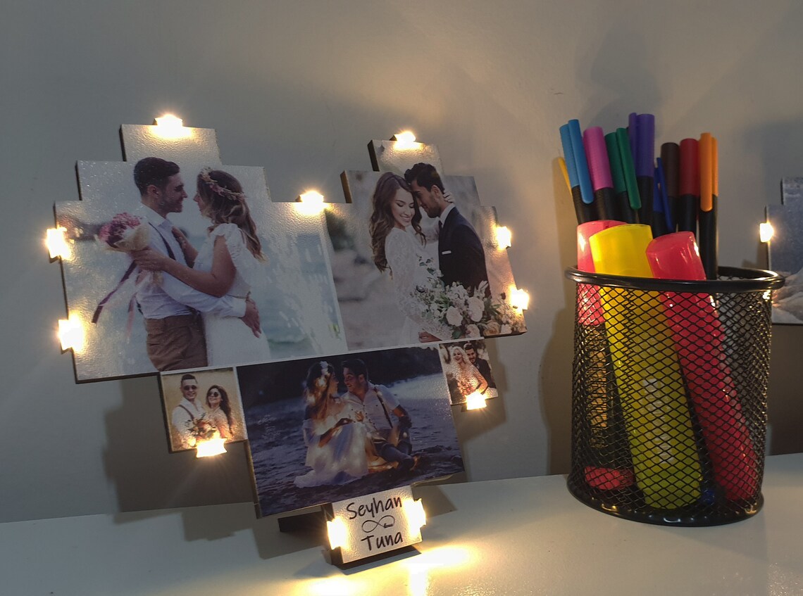 Desk Photo Album Desk Photo Frame Office Desk Accessories - Etsy