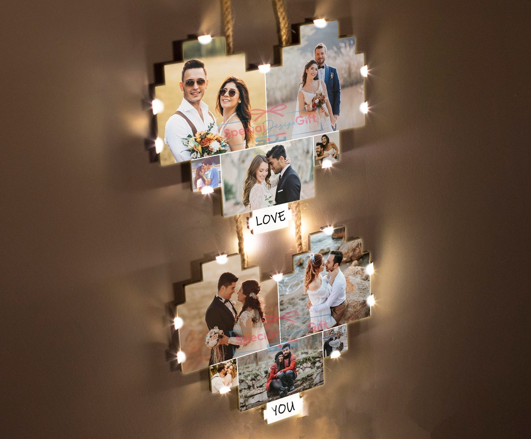 Picture Frames Personalized Photo on Wood HD Wood Prints Wedding Gift ...