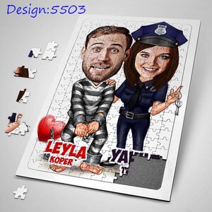 Customizable Puzzle Gift, Cartoon Puzzle, Custom Puzzle, Personalized ...