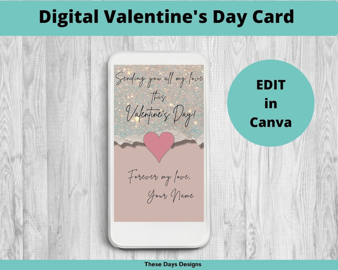 Electronic Valentine's Day Ecard, Animated Card, Miss You Card ...