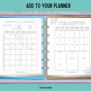 Fitness Planner, Meal Planner, Printable, Health Tracker, Fitness ...