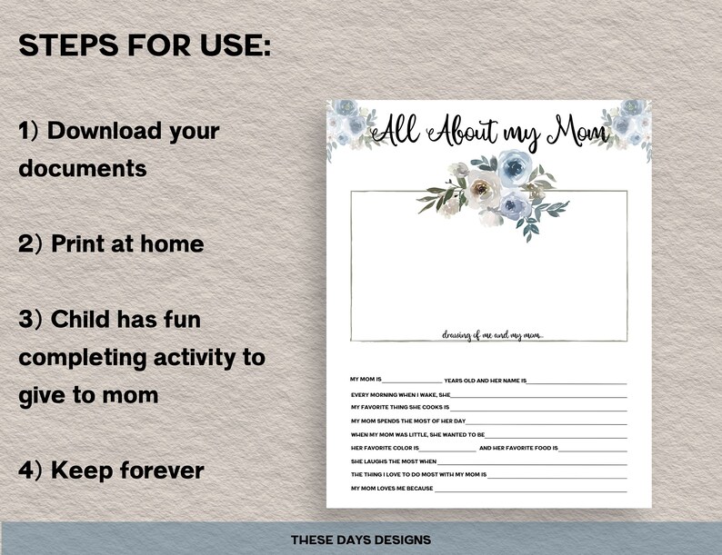 Todo sobre mi carta de mamá, paquete del día de la madre, a mamá de ...