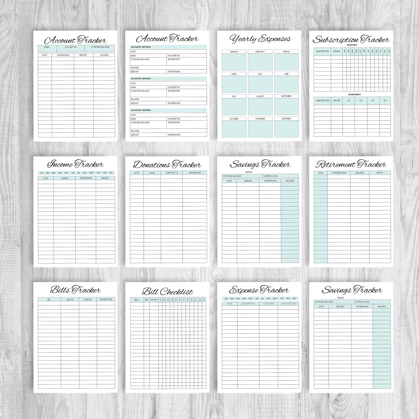 Financial Freedom Planner, Finance Planner, Budget Planner Printable ...