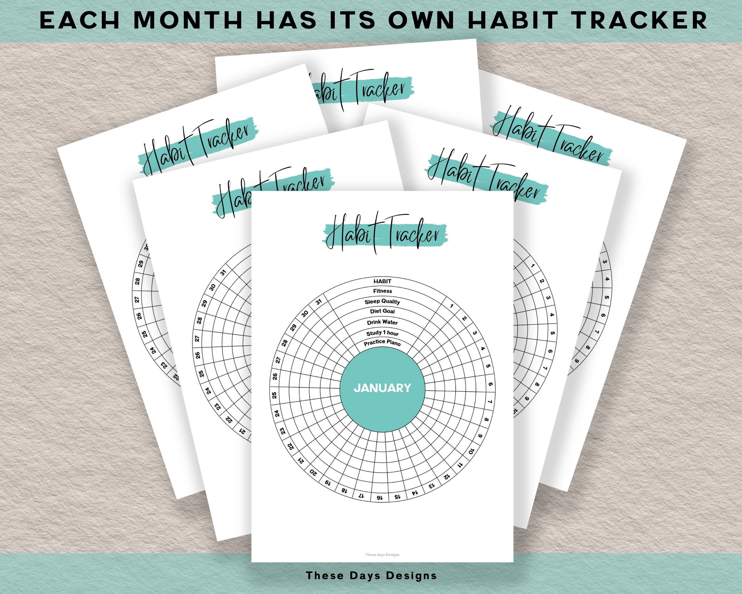 Vision Board Kit Printable Goal Planner 2022 Goal Journal - Etsy