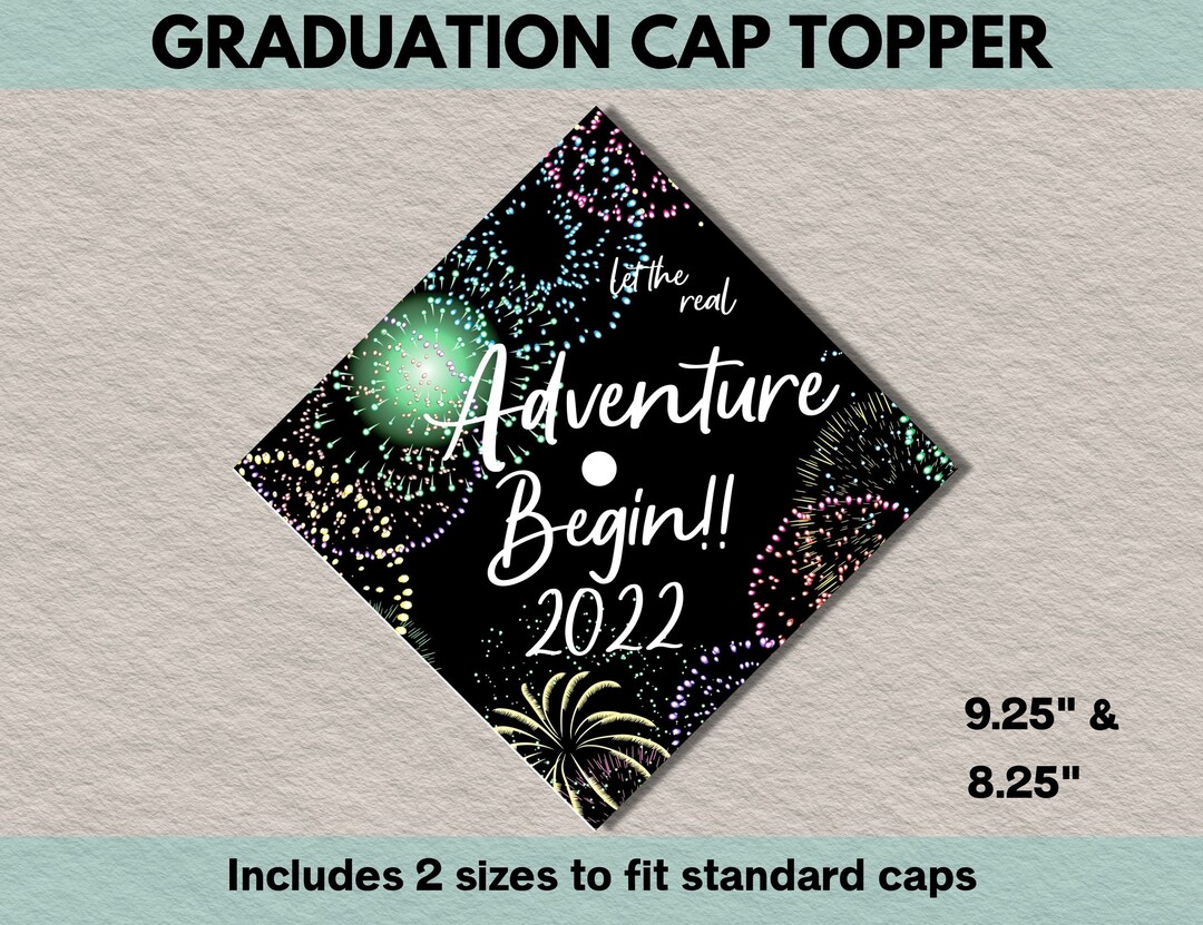 Graduation Cap Topper, Printable Cap Topper, 8th Grade Graduation ...