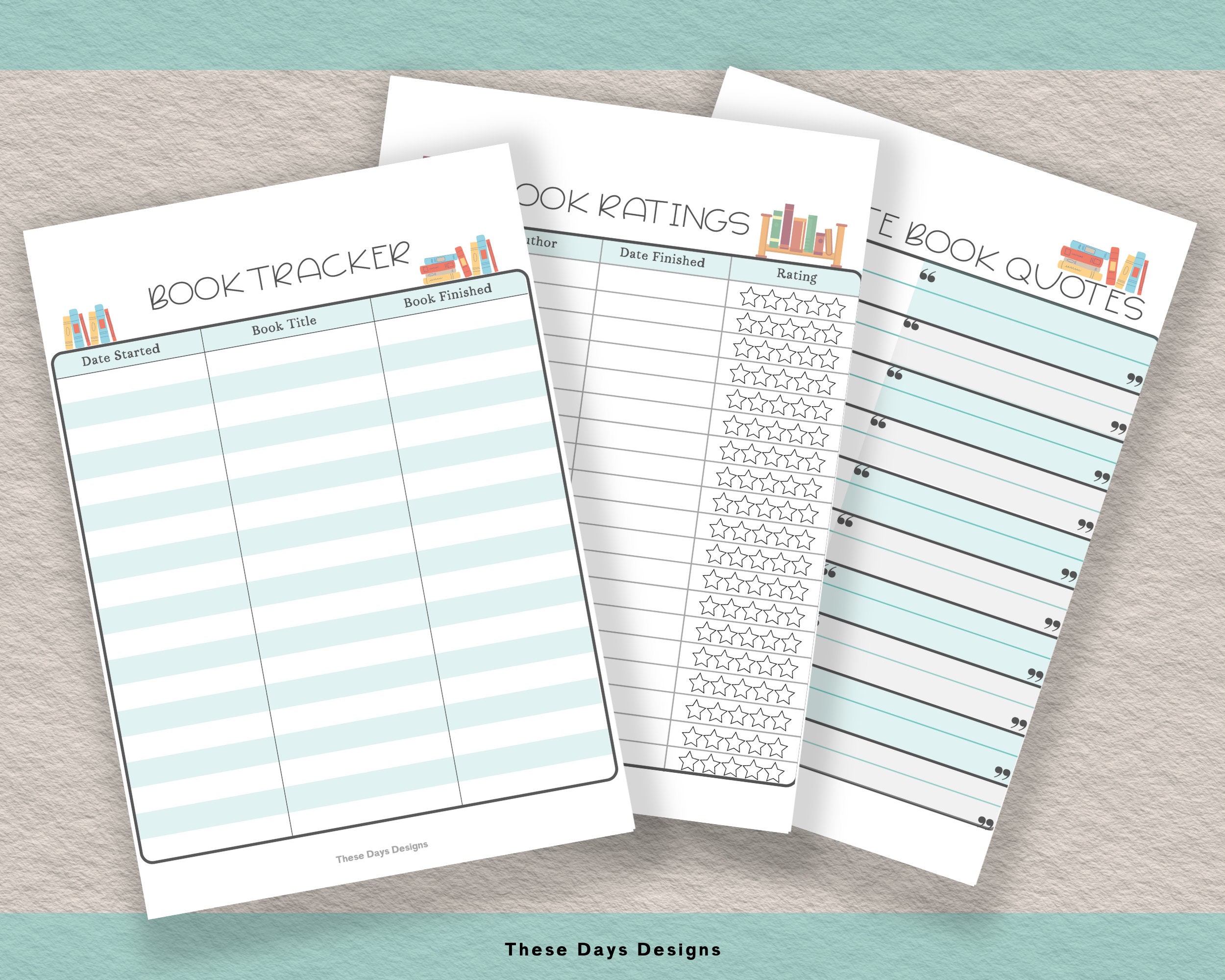 Kids Reading Log Printable, Reading Tracker, Book List Tracking ...