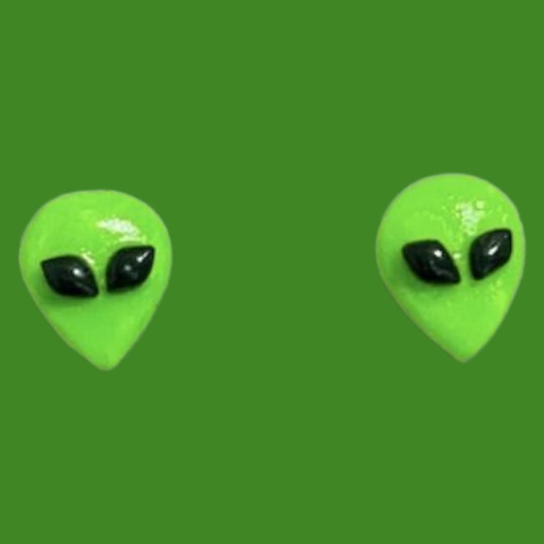 Alien Earrings Nasa Eaarings Ufo Earrings Nasa Jewelry - Etsy